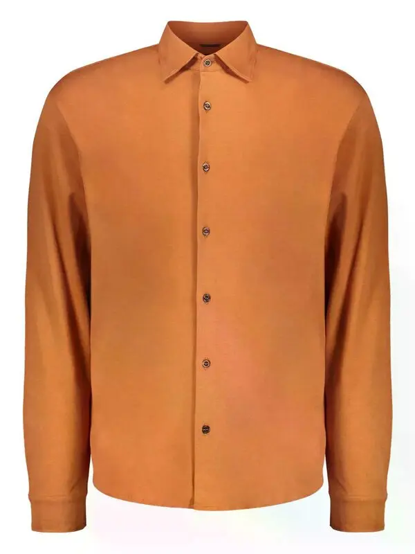 MOORER Button-up Shirt - Orange