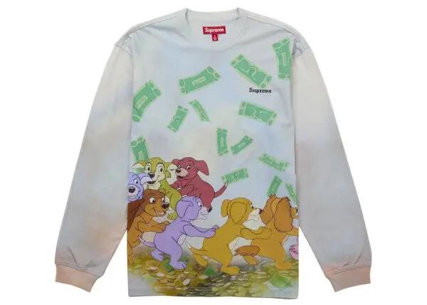 Supreme All Dogs Go To Heaven Long Sleeve Top - Day