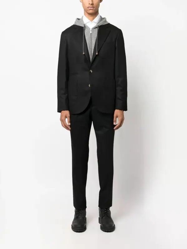 Brunello Cucinelli Mid-rise Wool Chino Trousers