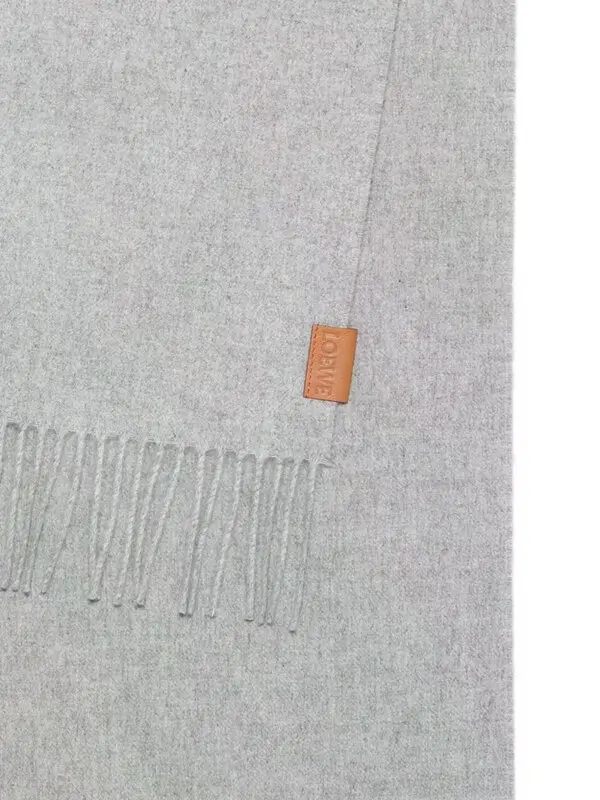 Loewe Fringed-edges Cashmere Scarf