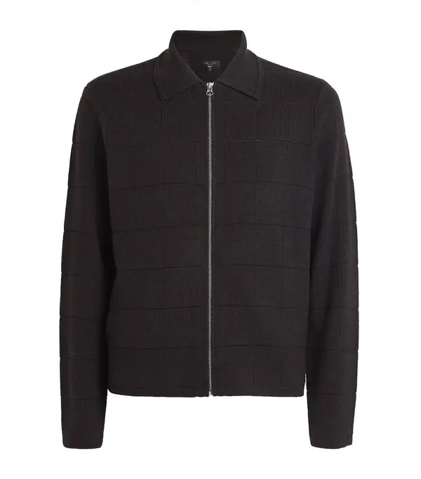 Rag & Bone Wool Melrose Zip-up Cardigan