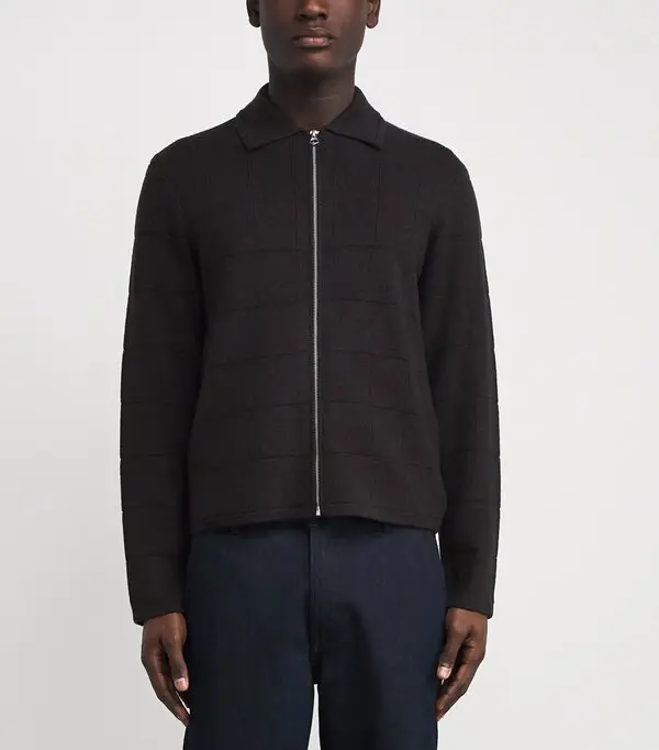 Rag & Bone Wool Melrose Zip-up Cardigan