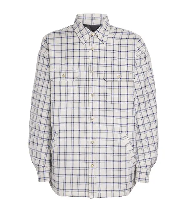WILLY CHAVARRIA Check Quilted Overshirt