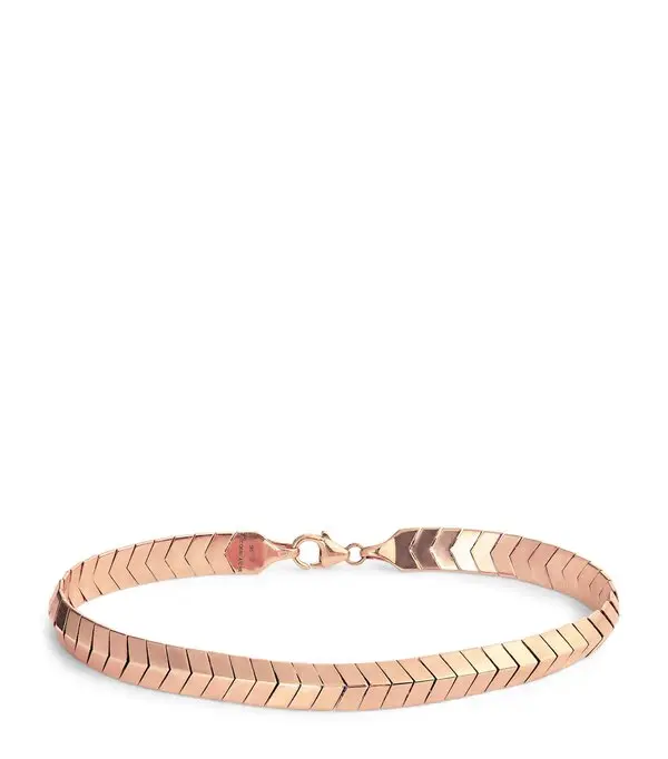 Jacquie Aiche Fishtail Bracelet - Rose Gold