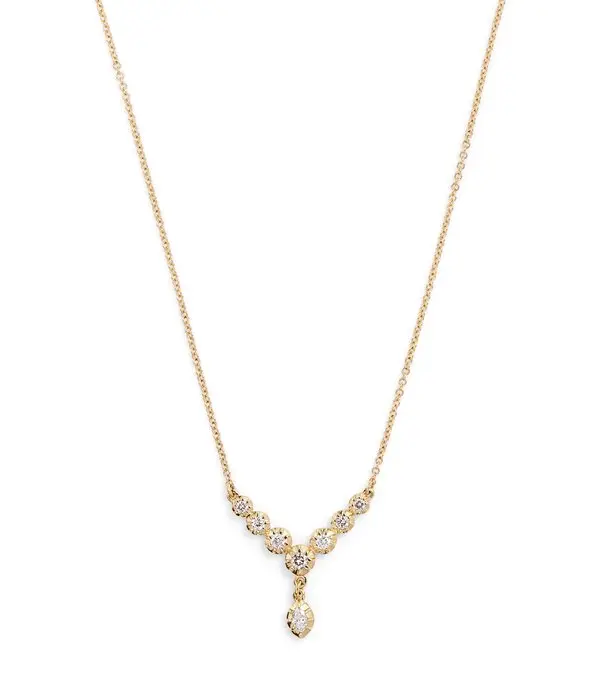 Jacquie Aiche Sophia Diamond Necklace - Gold