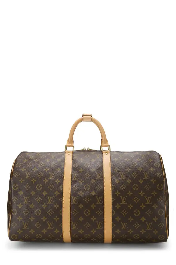 LOUIS VUITTON Monogram Keepall 50 - Brown