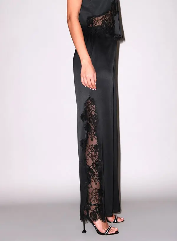 FLEUR DU MAL Juliet Lace Lounge Pant