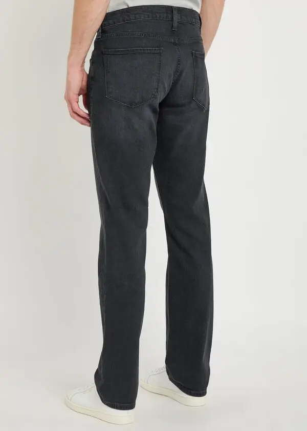 Paige Slim Straight-leg Jeans - Dark Grey