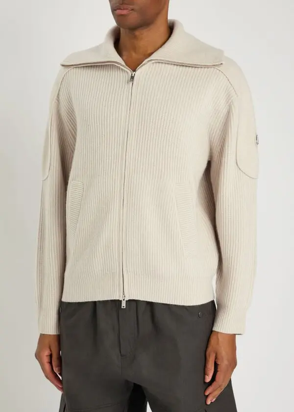 Moose Knuckles Colson Ribbed Wool Sweatshirt