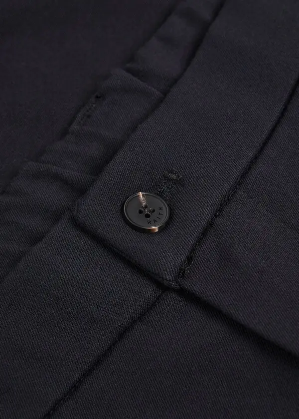RAITH Tapered-leg Woven Trousers - Navy