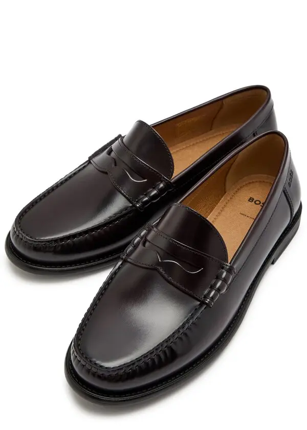 BOSS Tevan Leather Loafers