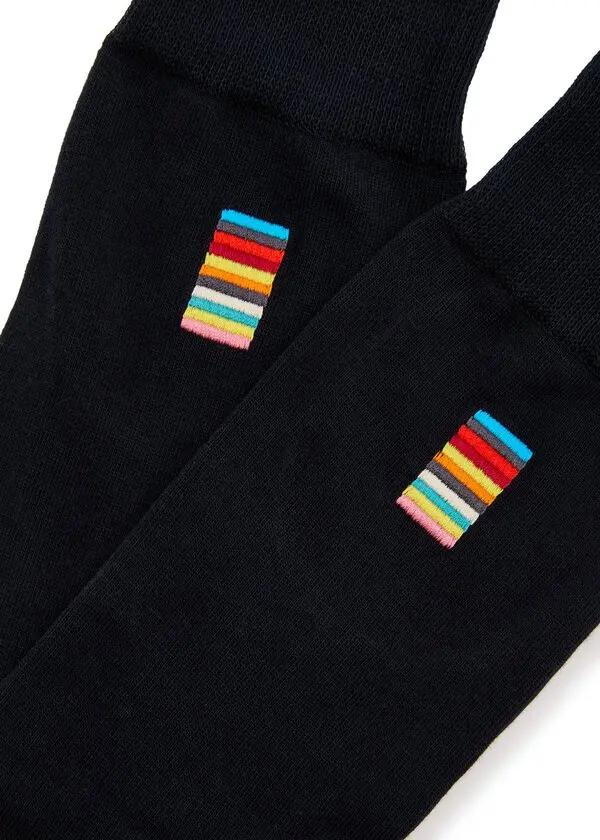 Paul Smith Alfie Cotton-blend Socks - Navy