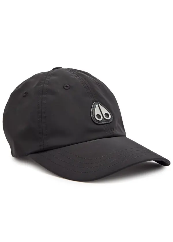 Moose Knuckles Crescent Logo Shell Cap - Black