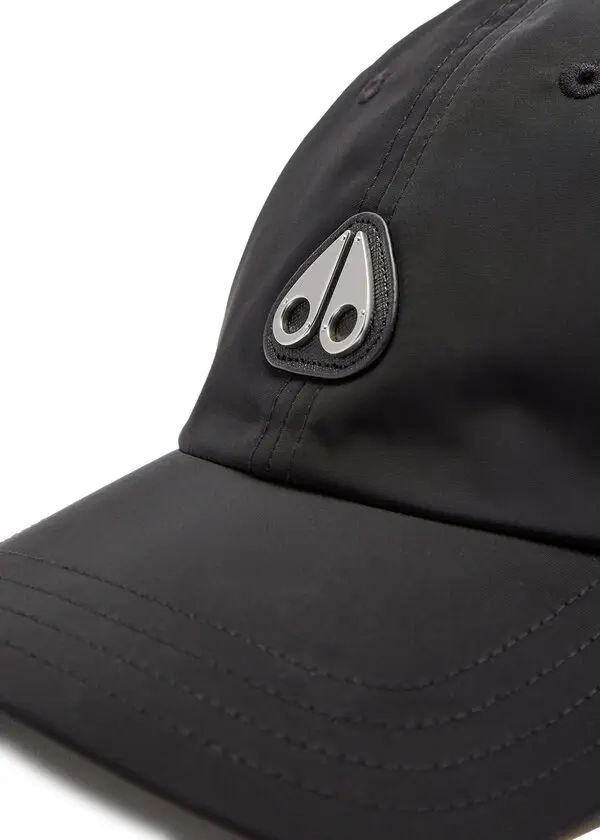 Moose Knuckles Crescent Logo Shell Cap - Black
