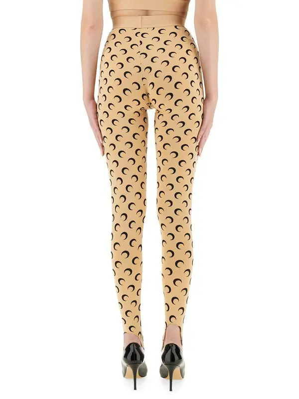MARINE SERRE Moon" Leggings - Yellow