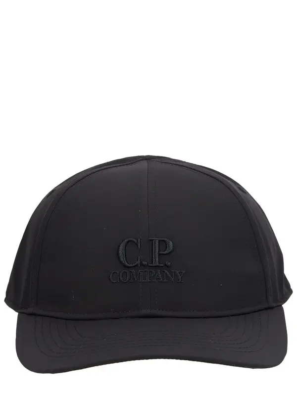 C.P. COMPANY C. P. Company "chrome-r" Baseball Cap - Black