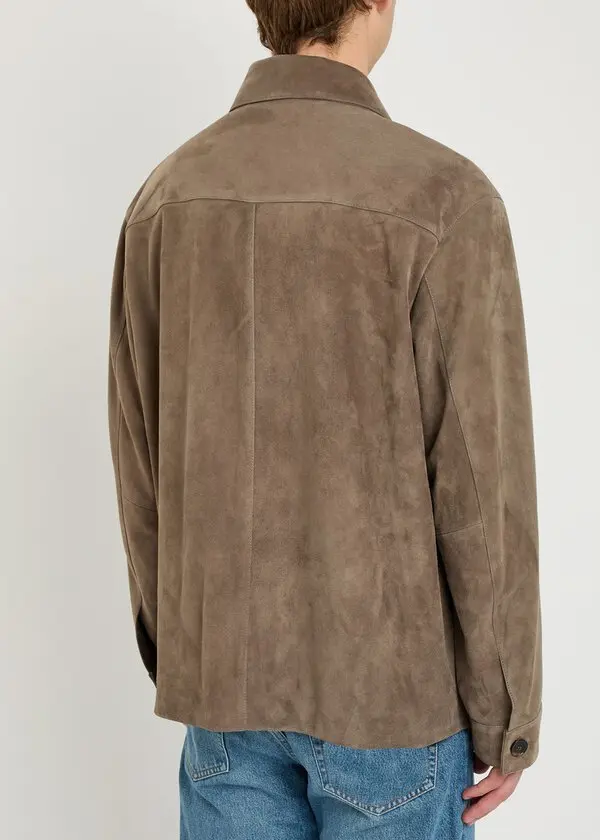 FRAME Chore Suede Overshirt