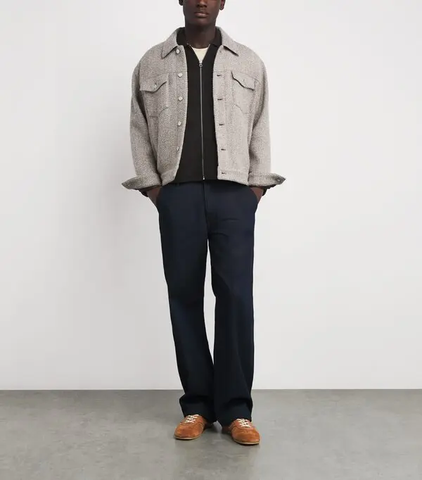 Rag & Bone Wool Melrose Zip-up Cardigan