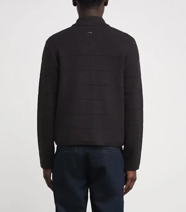 Rag & Bone Wool Melrose Zip-up Cardigan