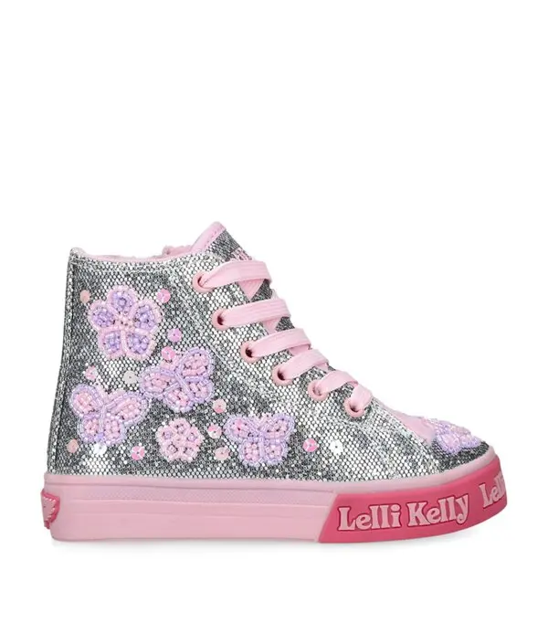 LELLI KELLY Glitter High-top Sneakers