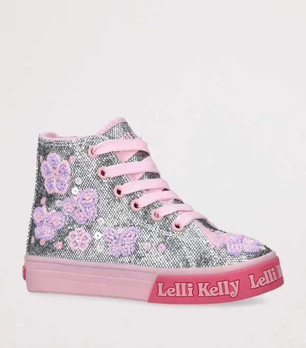 LELLI KELLY Glitter High-top Sneakers