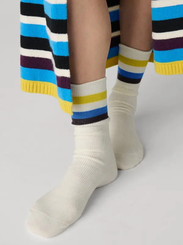 Diane Von Furstenberg Mila Socks - Ivory Combo