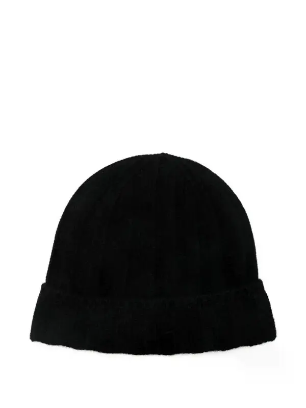 VANISÈ Nadine Wool Beanie Hat - Black