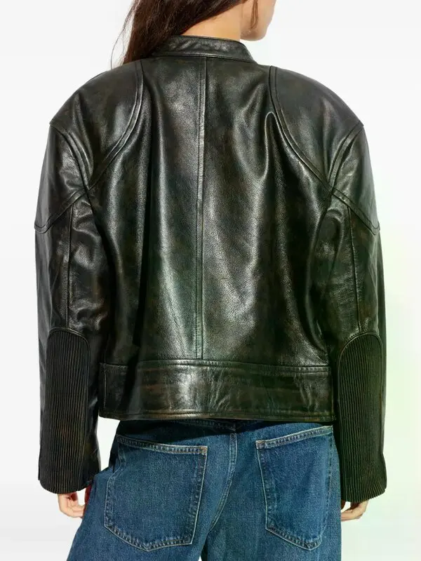 STAND STUDIO Alita Zip-fastening Leather Jacket