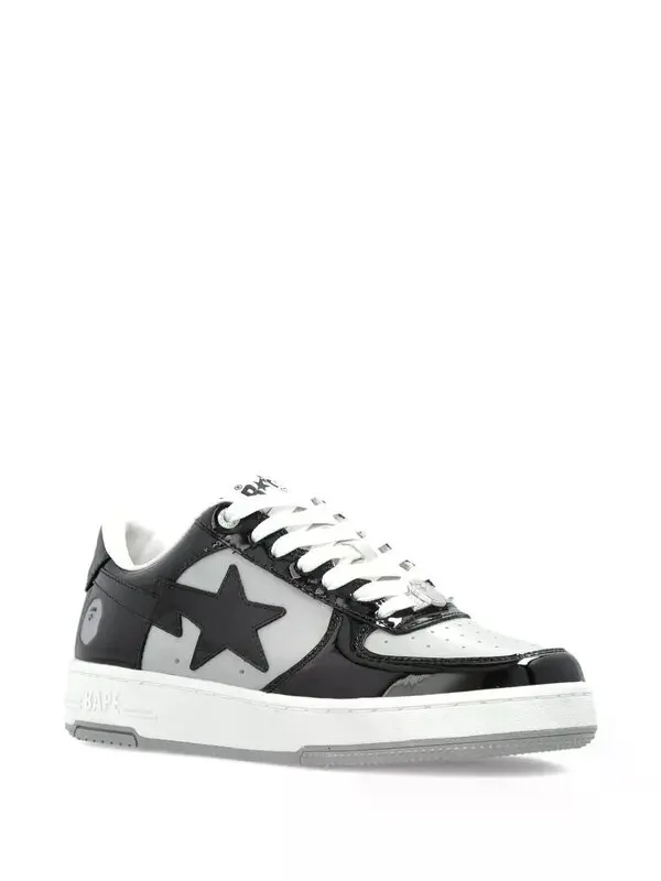 A BATHING APE Sta Panelled Sneakers - Black