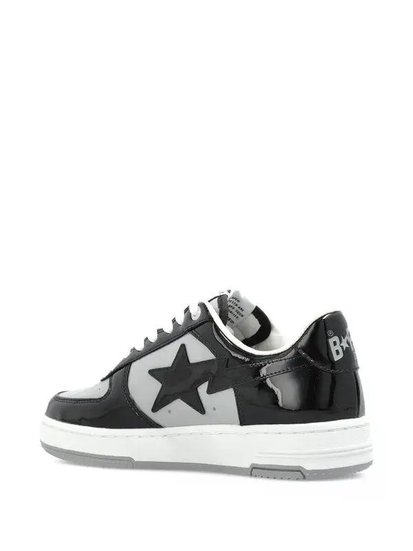 A BATHING APE Sta Panelled Sneakers - Black