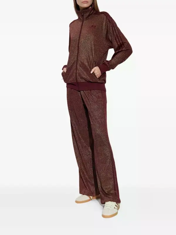 Adidas Firebird Lurex Zip-up Sweatshirt