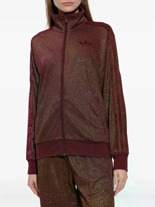 Adidas Firebird Lurex Zip-up Sweatshirt