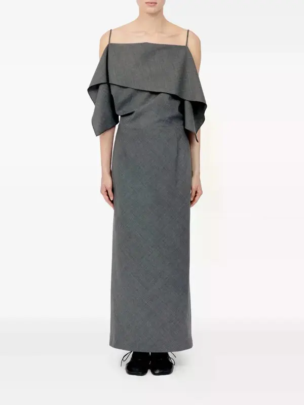 MAISON MARGIELA Ruffled Maxi Dress