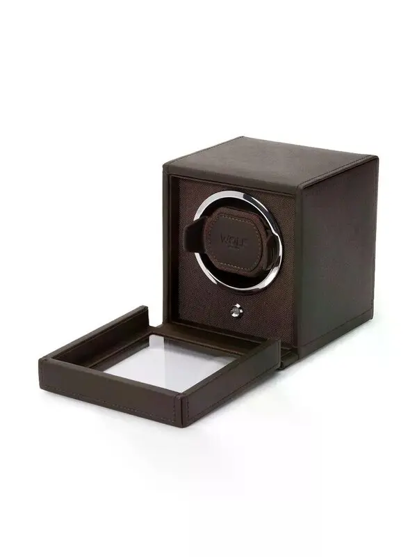 Wolf Cub Watch Winder Box - Brown