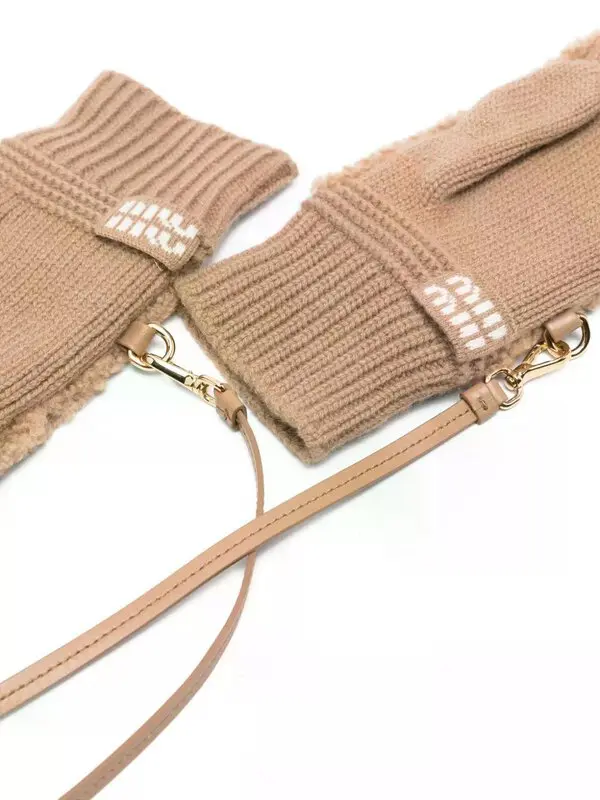 Miu Miu Shearling Gloves