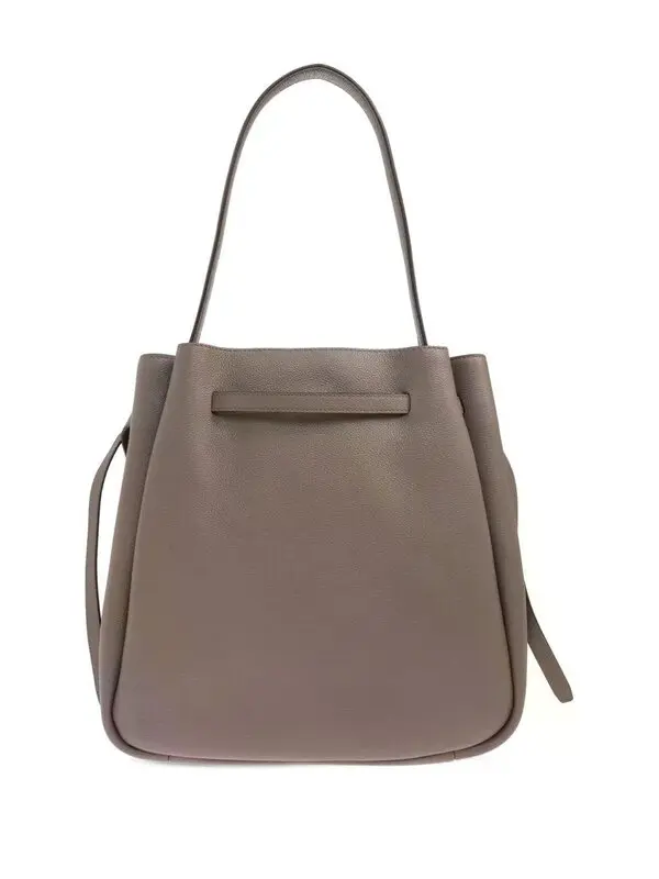 Tory Burch Large Romy Leather Bucket Bag - Brown