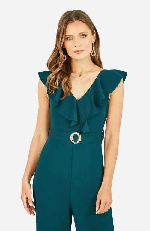 YUMI Sleeveless V-neck Jumpsuit
