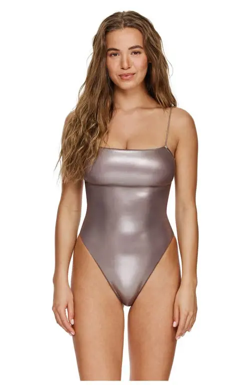 GOTTEX Shine Bright Scoop Neck One-piece - Grey