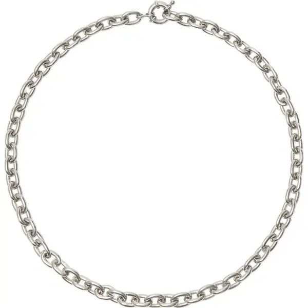 Burberry Charm Chain Necklace - Silver
