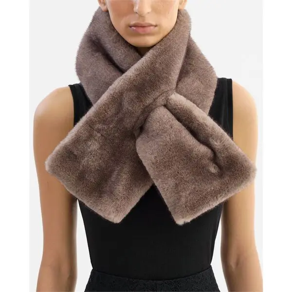 LAMARQUE Muse | Faux Fur Scarf - Wolf