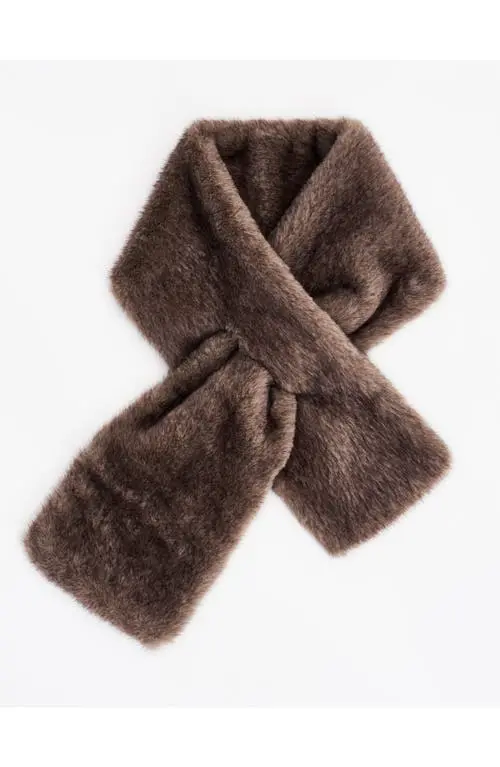 LAMARQUE Muse | Faux Fur Scarf - Wolf