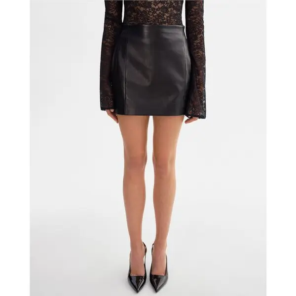 LAMARQUE Leather Mini Skirt