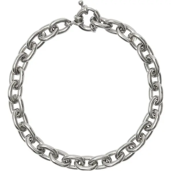 Burberry Charm Chain Bracelet - Silver