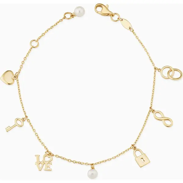 ORADINA Charm Bracelet - 14k Yellow Gold