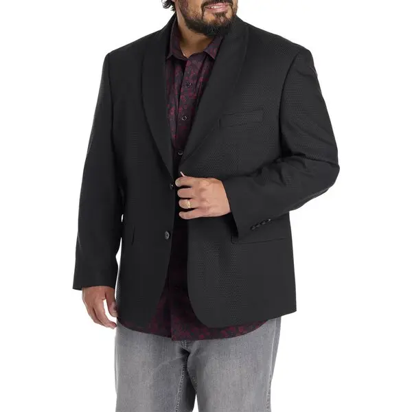 SYNRGY Textured Jacket Relaxer Sport Coat
