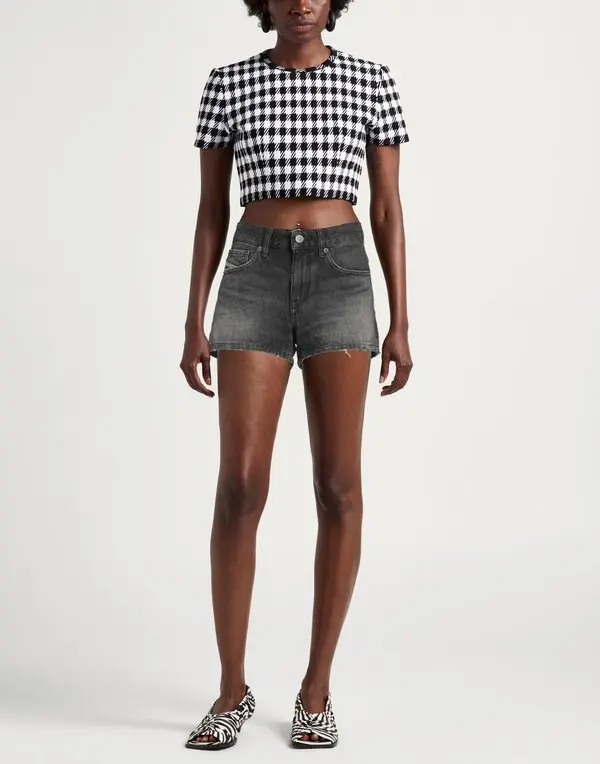 DIESEL® Denim Hot Pants - Grey