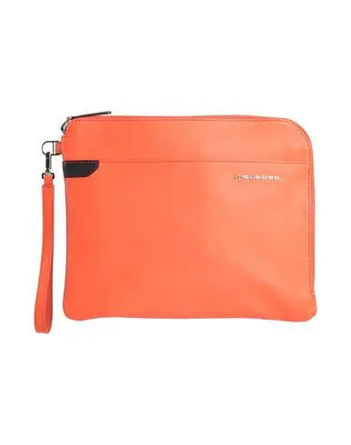 PIQUADRO Leather Wristlet - Orange