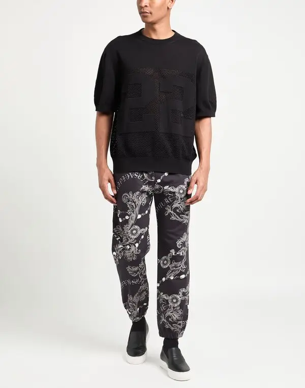 Amiri Knitted Cotton Sweater - Black