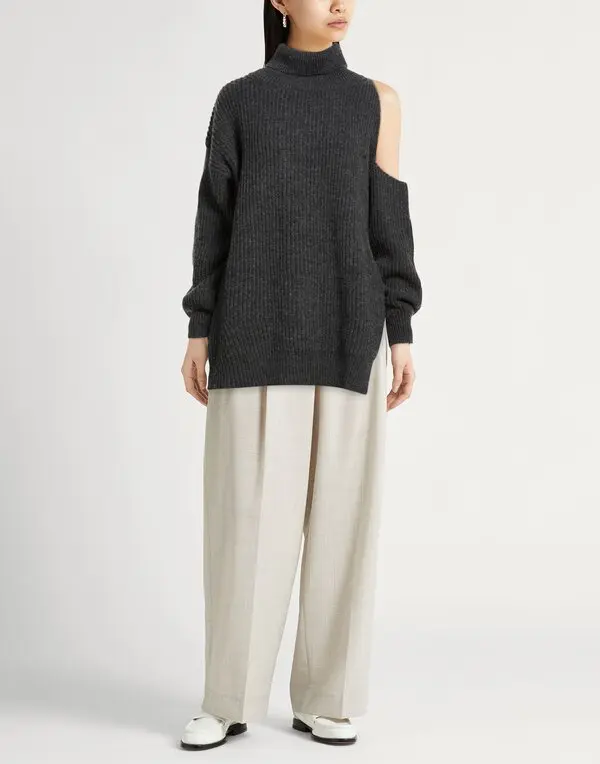 Liu Jo Turtleneck Ribbed-knit Top