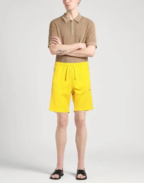 LES DEUX Athletic Cotton Shorts - Yellow